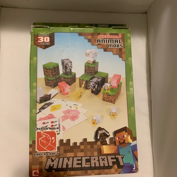 Minecraft | Toys | Minecraft Overworld Animal Mobs Papercraft 23 16701 ...